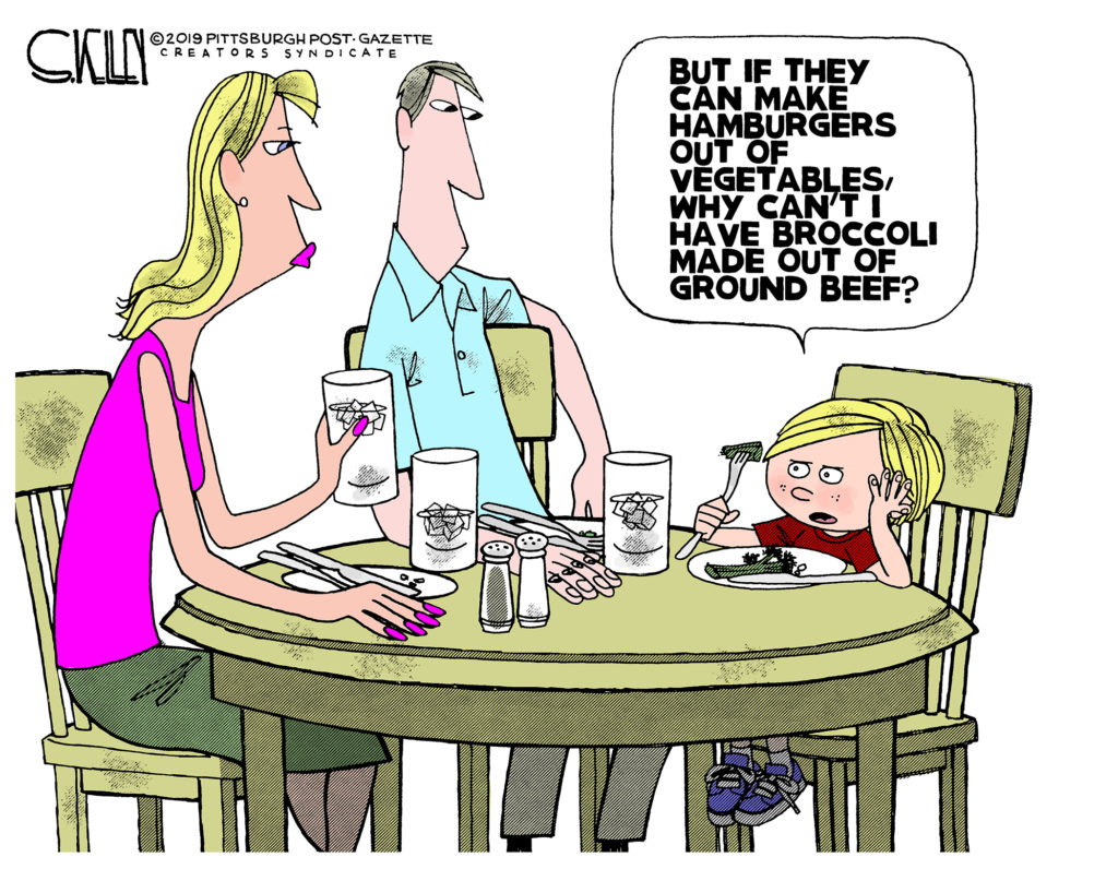 Burgers made out of vegetables? What’s next? – Steve Kelley ...