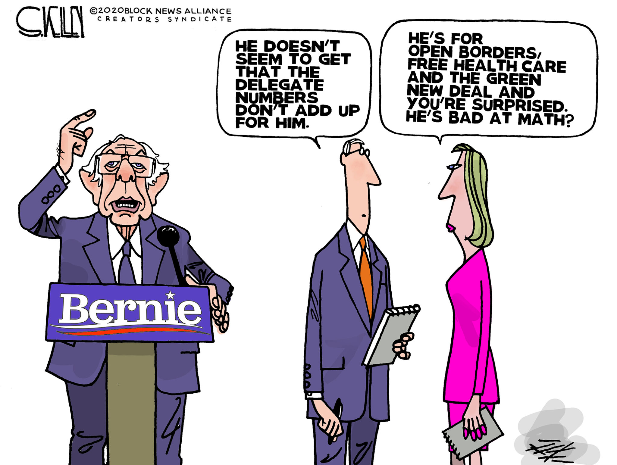 Bernie’s math skills – Steve Kelley | Pittsburgh Post-Gazette Editorial ...