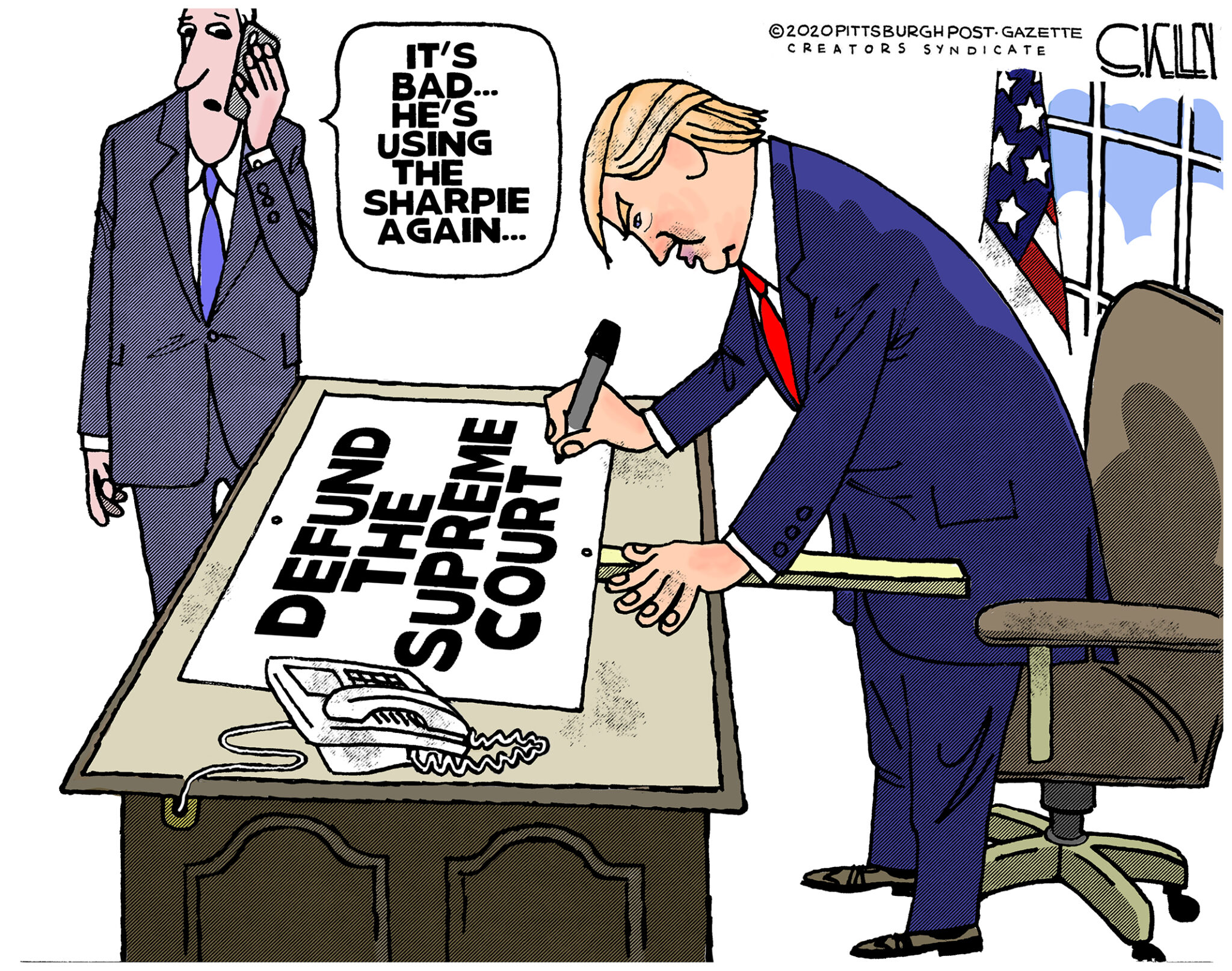 Trump reaches for the Sharpie once again – Steve Kelley | Pittsburgh ...