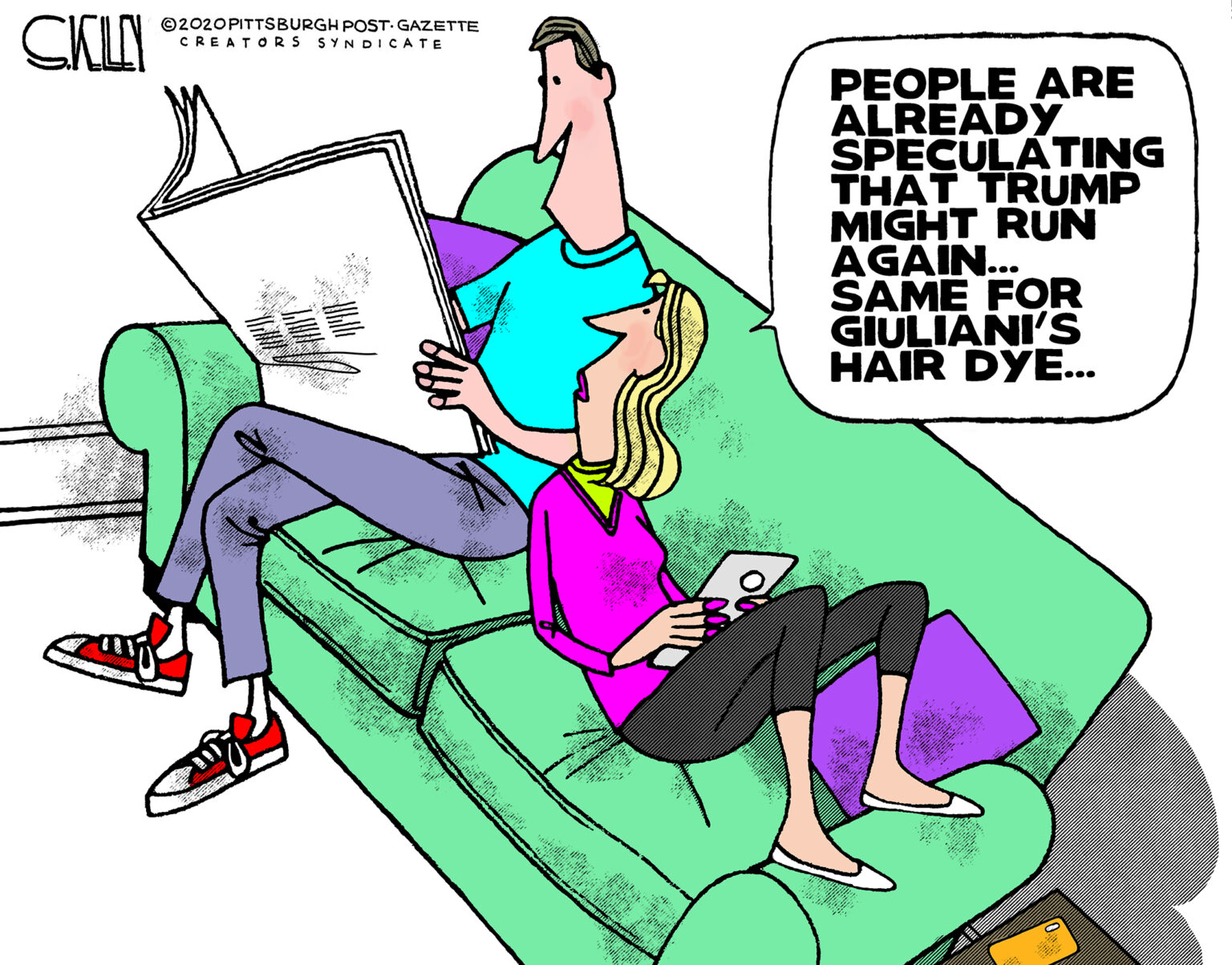 Another run – Steve Kelley | Pittsburgh Post-Gazette Editorial Cartoonist