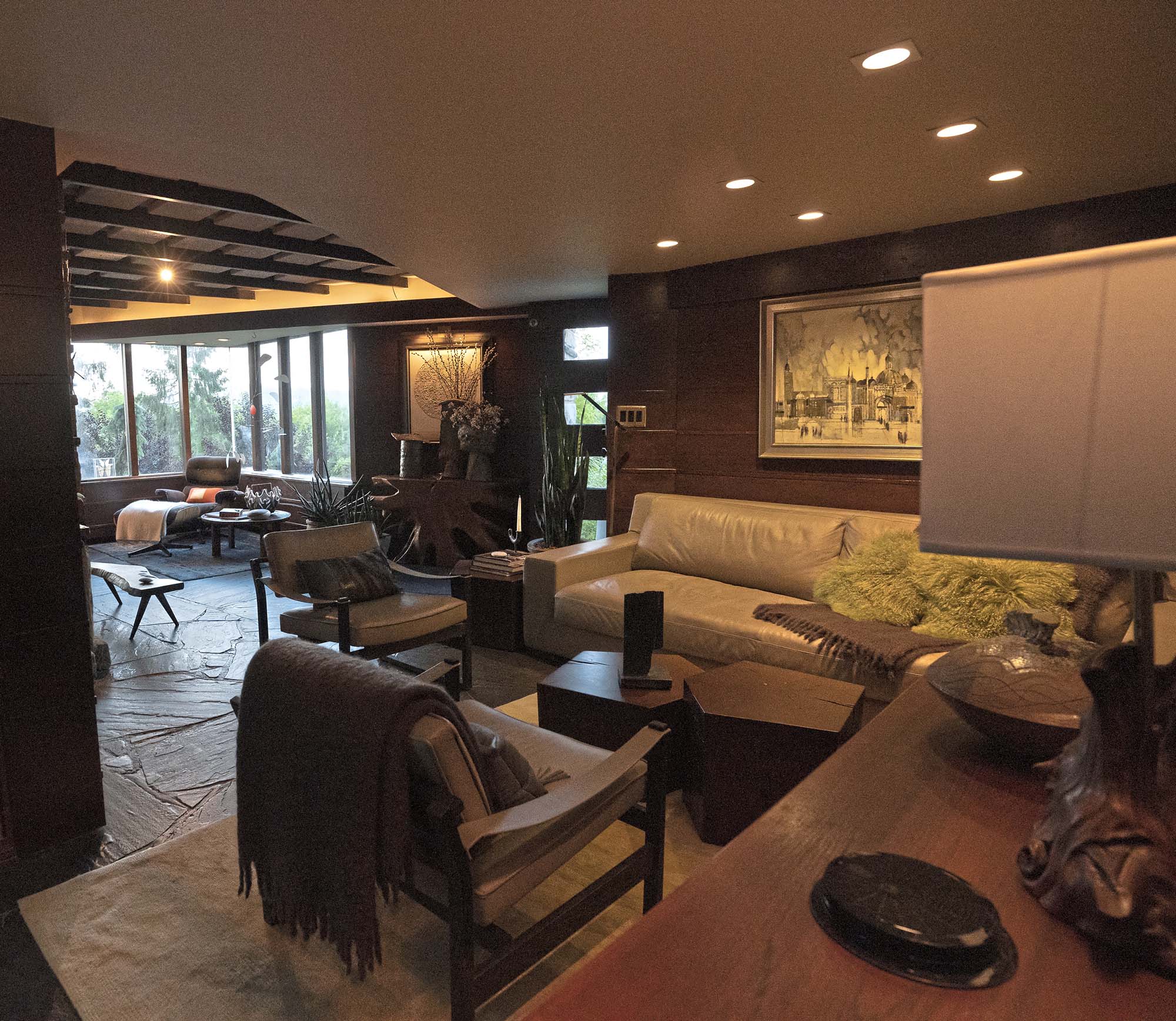 It may look like Fallingwater, but Lynn Hall has its own story to tell ...